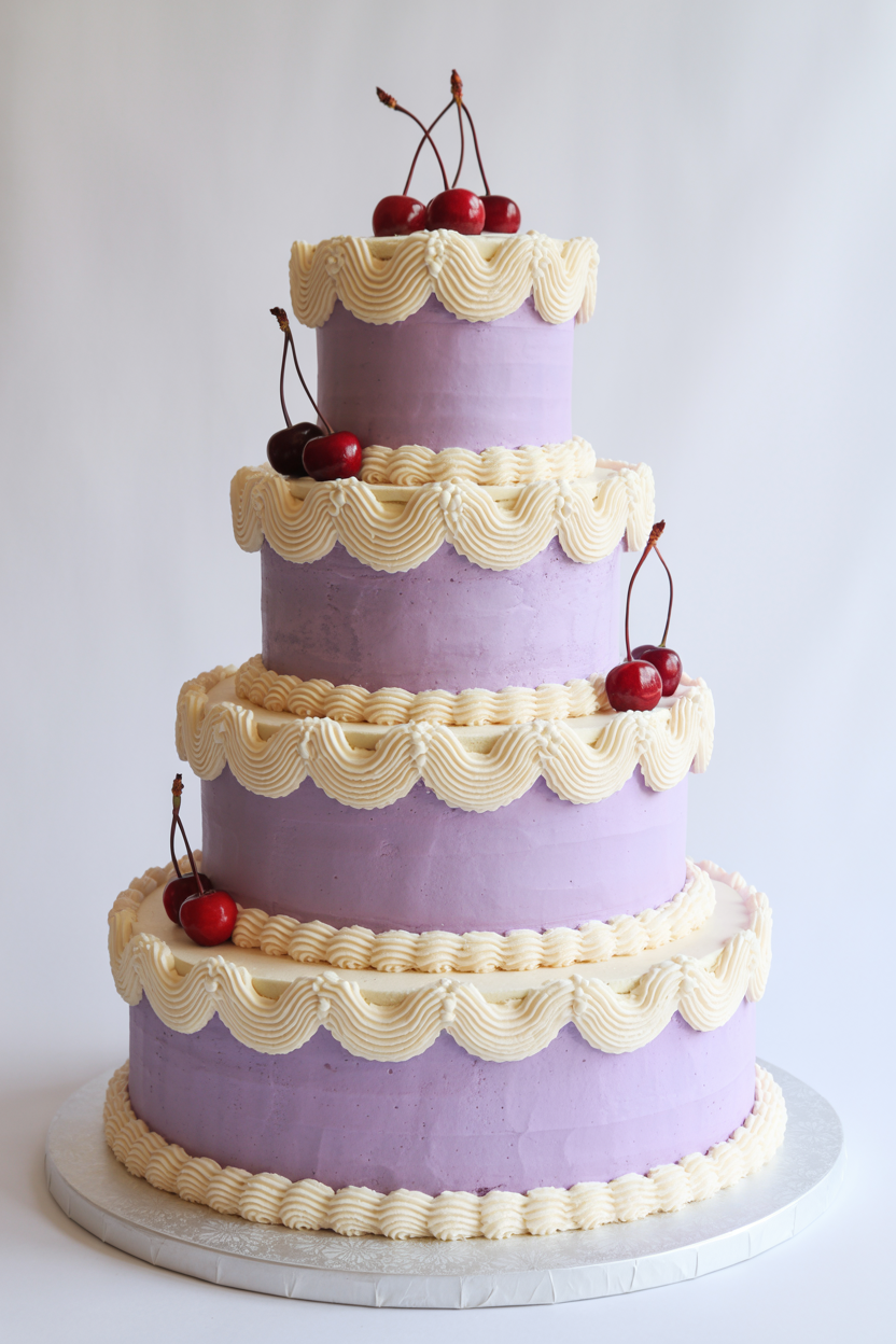 Beautiful Vintage Wedding Cake Designs - Luxe Locks Studio