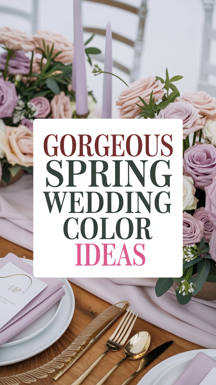 Fresh and Dreamy Spring Wedding Color Pallets - Luxe Locks Studio