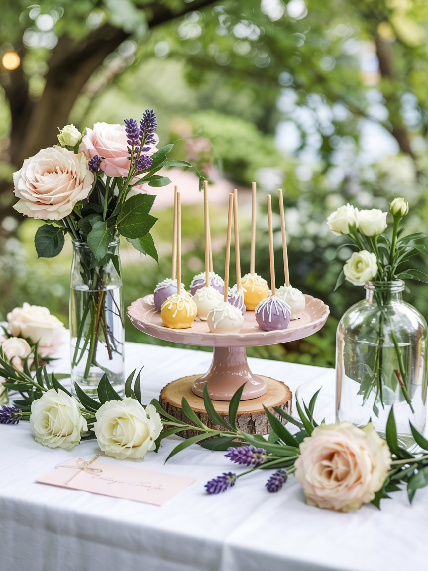 Dreamy Wedding Cake Pops - Mini Desserts for Every Wedding Style - Luxe ...