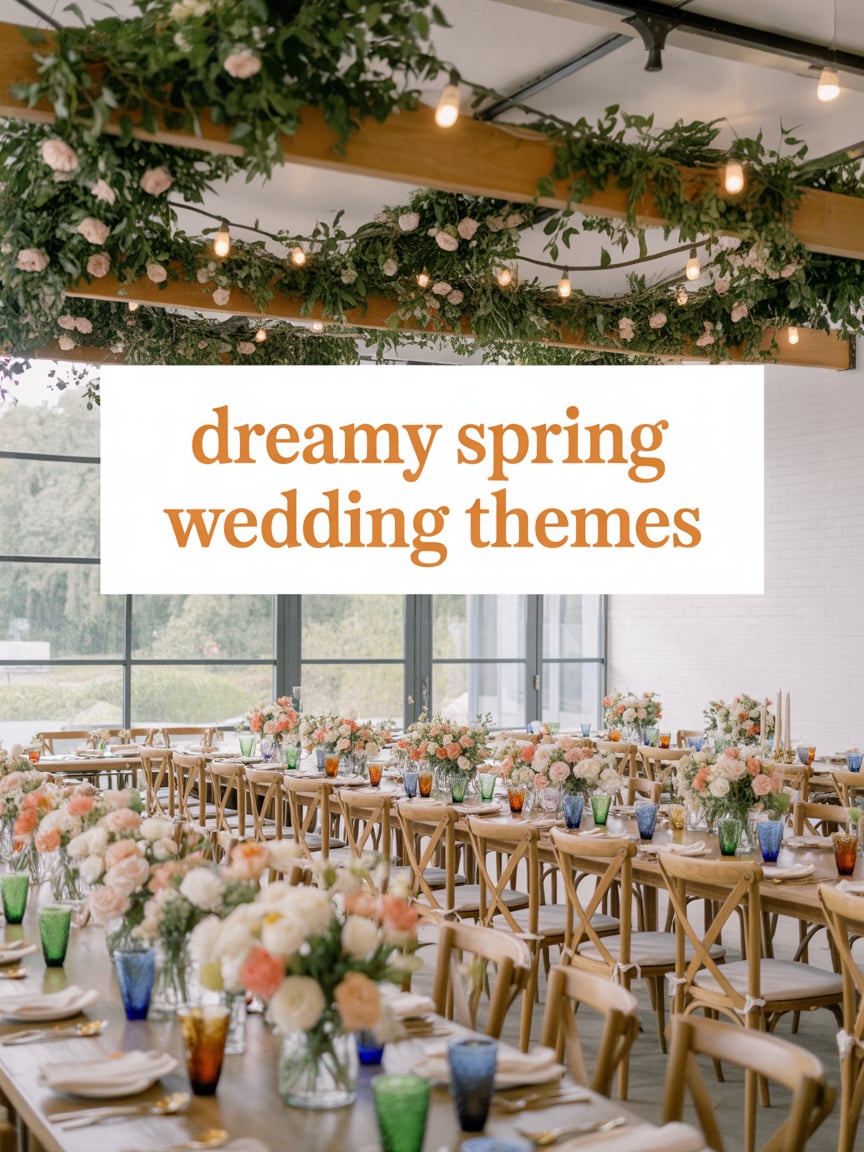 Beautiful Spring Wedding Themes - Luxe Locks Studio