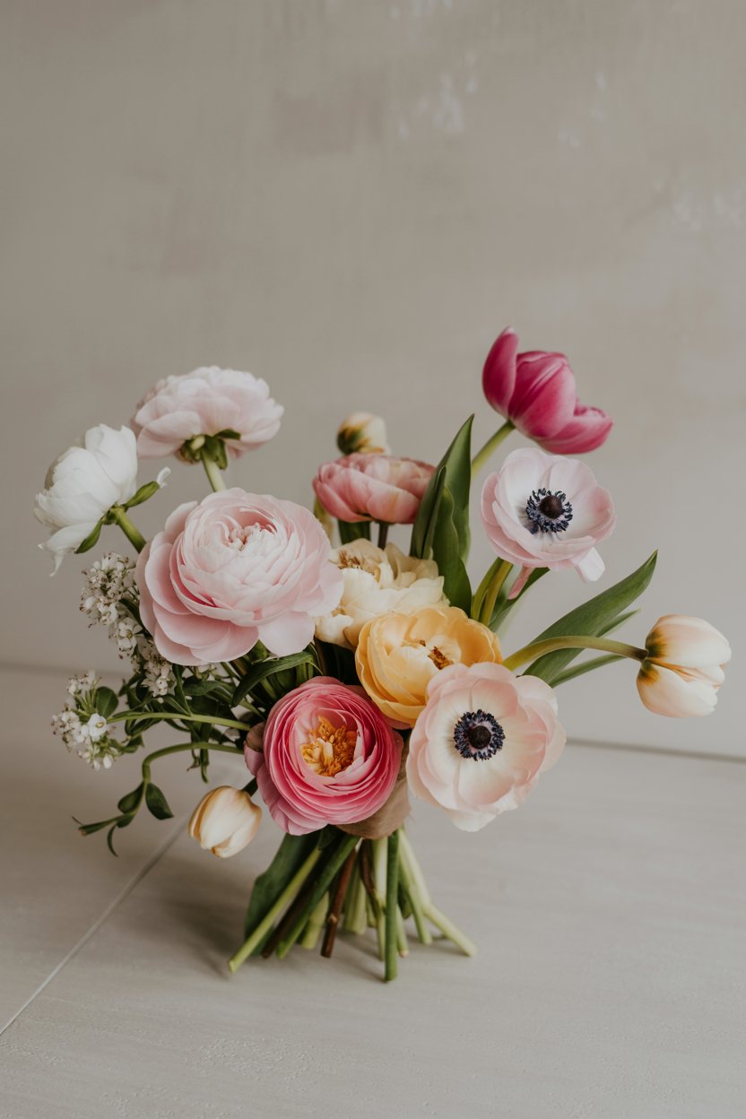 Beautiful Spring Wedding Bouquets - Luxe Locks Studio