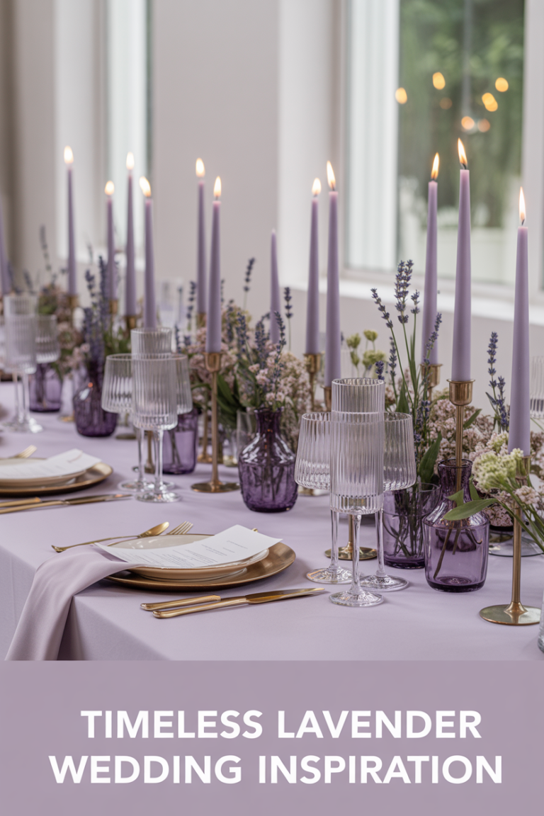 Lavender Wedding Ideas That Feel Romantic - Luxe Locks Studio